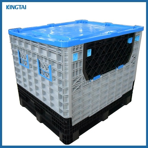 1200*1000 heavy duty bulk foldable storage container for industry