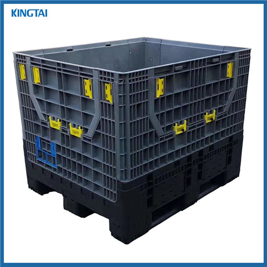 1200*1000 heavy duty bulk foldable storage container for industry