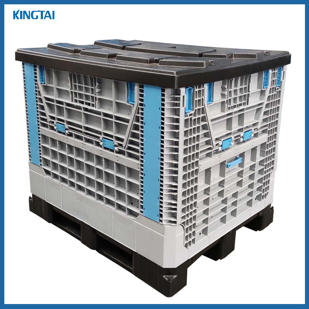 Heavy Duty Plastic Foldable Pallet Container